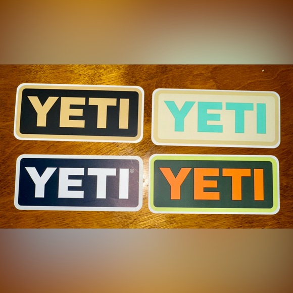 Yeti | Other | Yeti Logo Sticker Set Multicolor | Poshmark